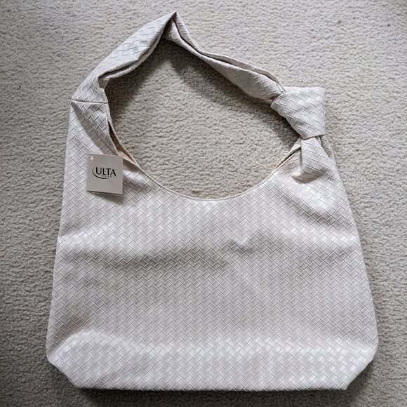 Ulta Beauty | Bags | Nwt Large Tote Bag Purse Cream Beige Ulta Beauty ...